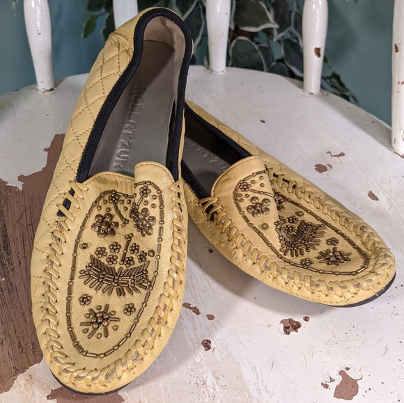 Robert Zur | Shoes | Robert Zur Beaded Quilted Loafers | Poshmark